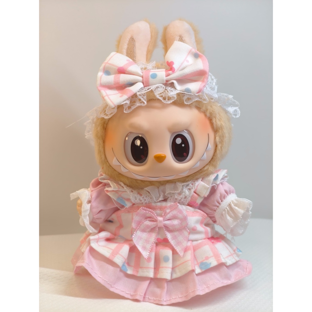 Jual Labubu’s Daisy Picnic Dress Pink Cute V2 Gaun Mewl Limited Edition ...