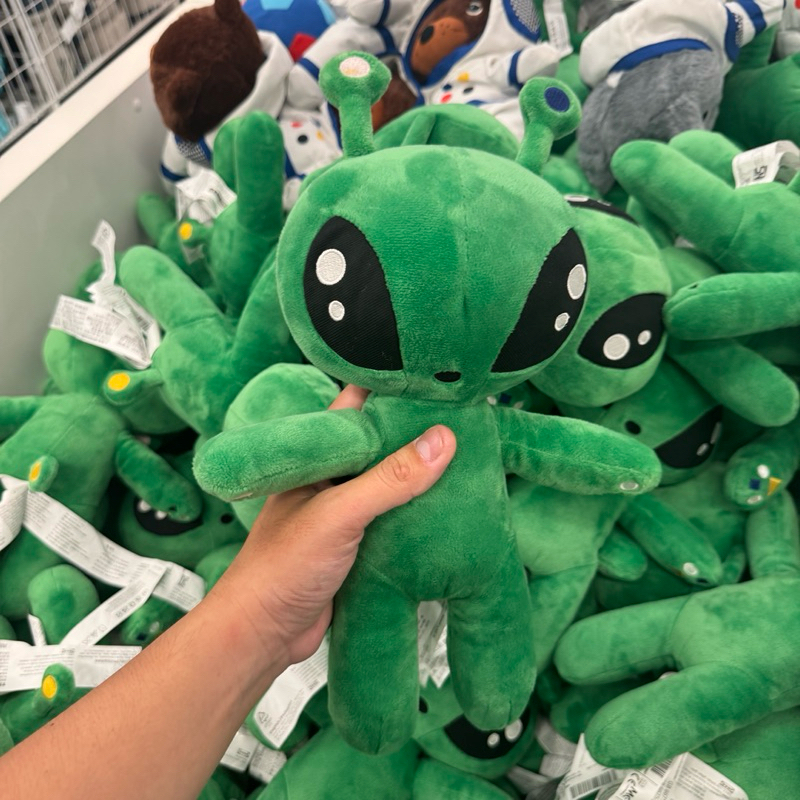 Jual Boneka Alien Hijau Bulu Halus IK3A Aftonsparv | Shopee Indonesia