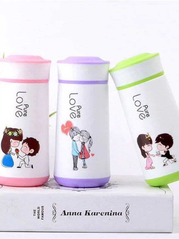 Jual BOTOL KACA VIRAL PURE LOVE / TERMOS KACA LOVE TEMPAT MINUM VIRAL ...