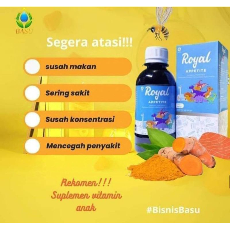 Jual BASU ORIGINAL 10000% madu anak royal appetite ( penambah nafsu ...