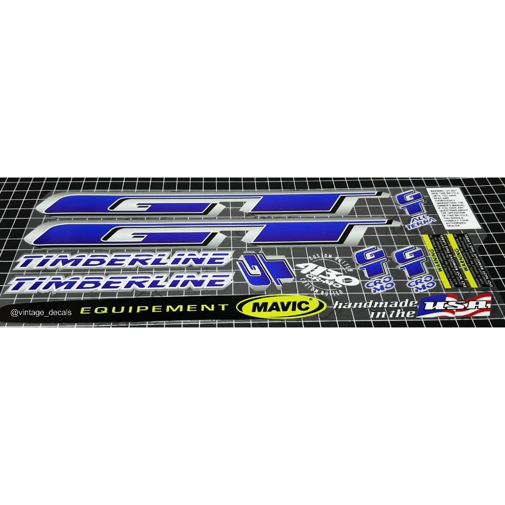 Jual decals replacement GT TIMBERLINE | Shopee Indonesia