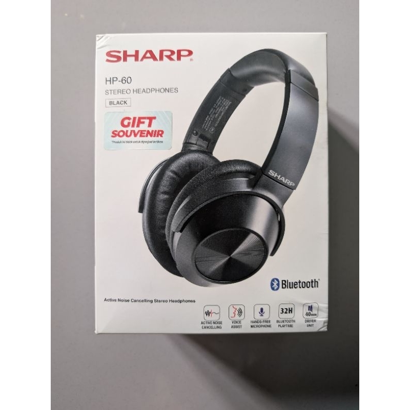 Jual Sharp HP-60 ANC Stereo Headphones | Shopee Indonesia
