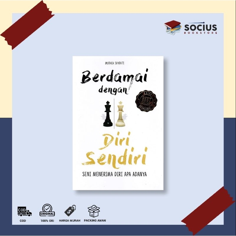 Jual BUKU PENGEMBANGAN DIRI [ ORIGINAL ] BERDAMAI DENGAN DIRI SENDIRI ( HARD COVER ) - MUTHIA ...