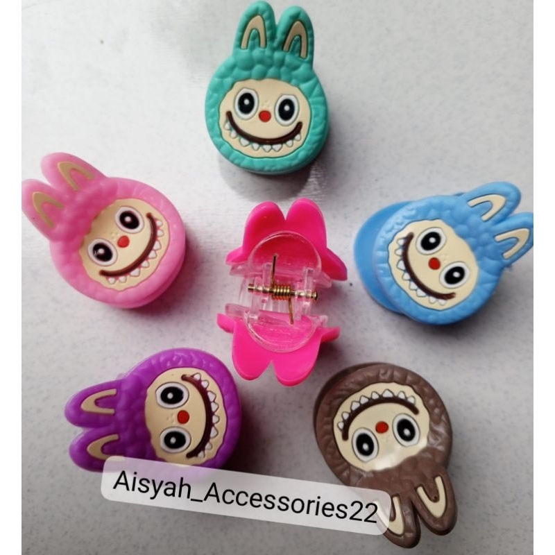 Jual (12pcs) Jepitan Rambut Import Poni Labubu The Monster Bulak Balik ...