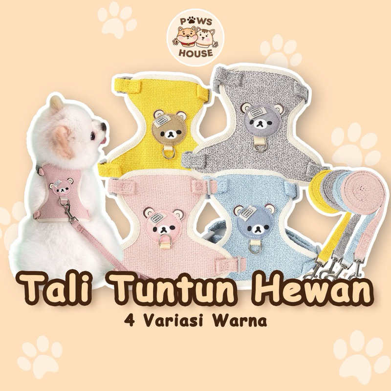Jual Tali Harness Tuntun Anjing Kucing Hewan Pet Dog Cat Leash Besar ...
