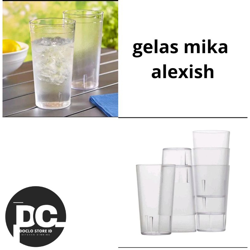 Jual Gelas mika plastik Alexis / gelas plastik satuan | Shopee Indonesia