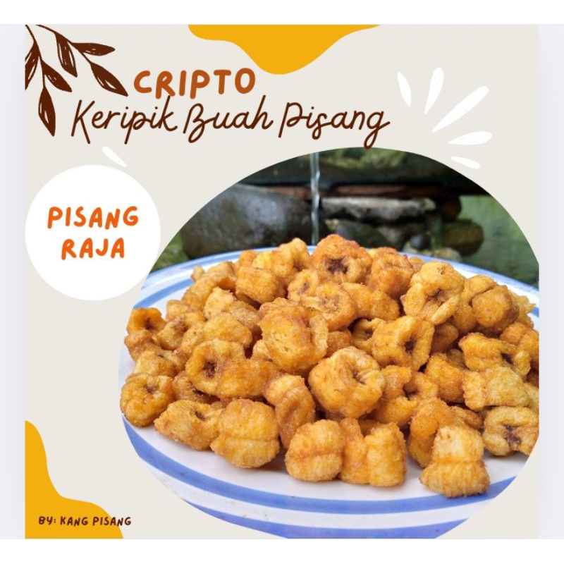 Jual CRIPTO Keripik Buah Pisang Raja Crispy Vacuum Frying 500 Gram ...