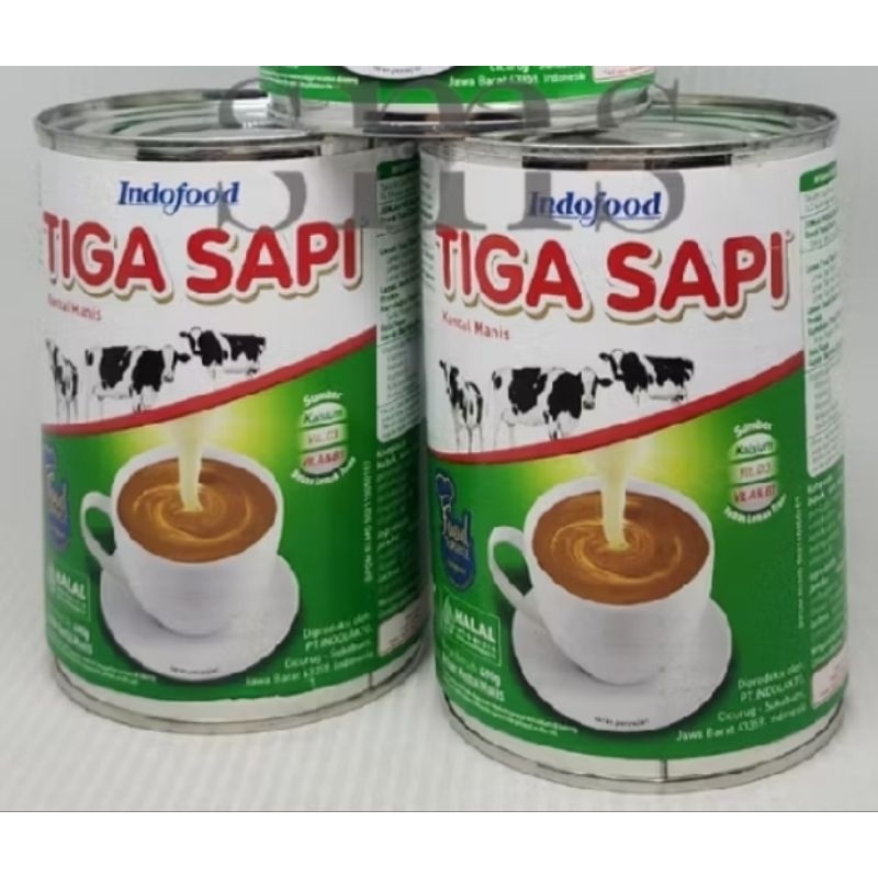 Jual Susu kental manis cap tiga sapi kemasan kaleng | Shopee Indonesia