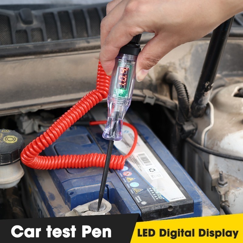 Jual Automotive Circuit Tester Testpen DC Display Digital Untuk Mobil ...