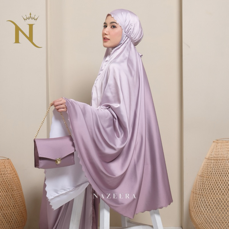 Jual Nazeera - Mukena Dewasa Armani Silk Gradasi Ombre 2IN1 Premium ...
