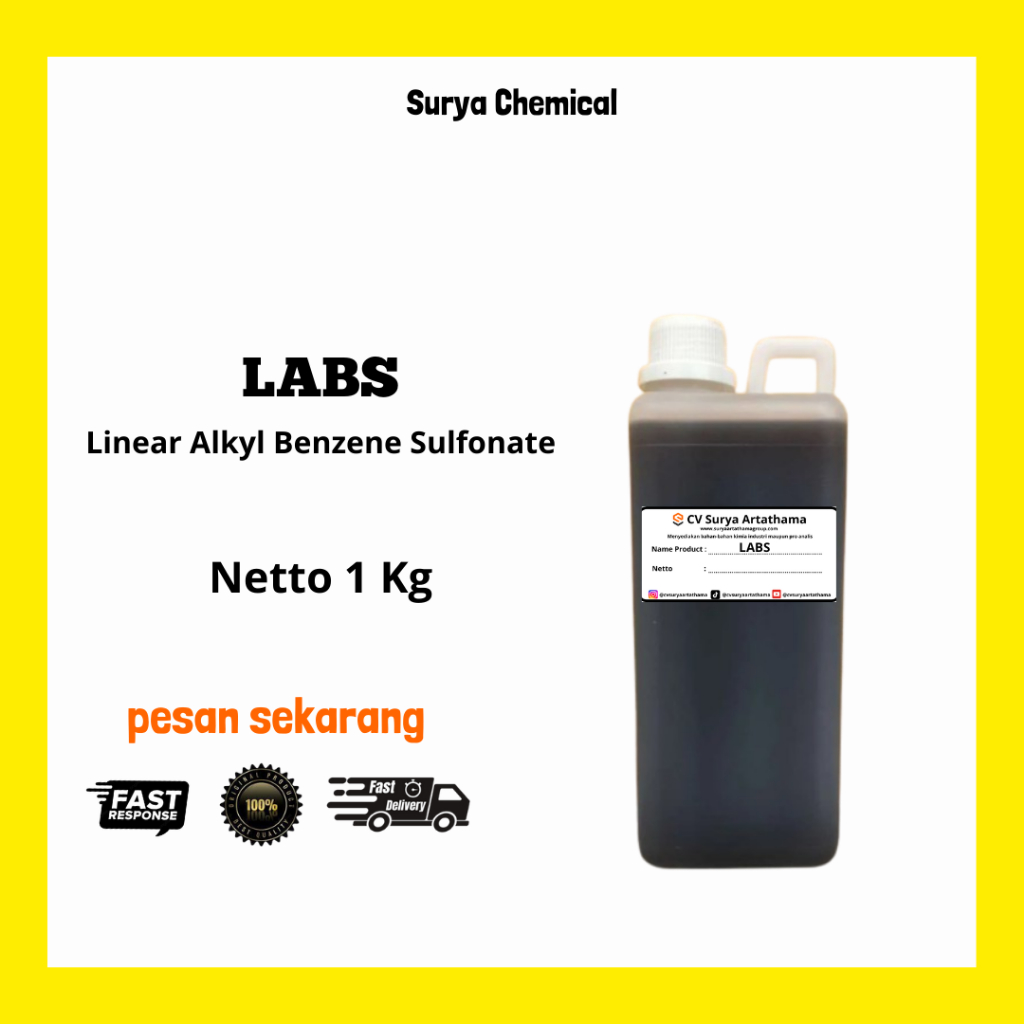 Jual LABS/ Linear Alkyl Benzene Sulfonate/ Neopelex/ Bahan Sabun -1 KG ...