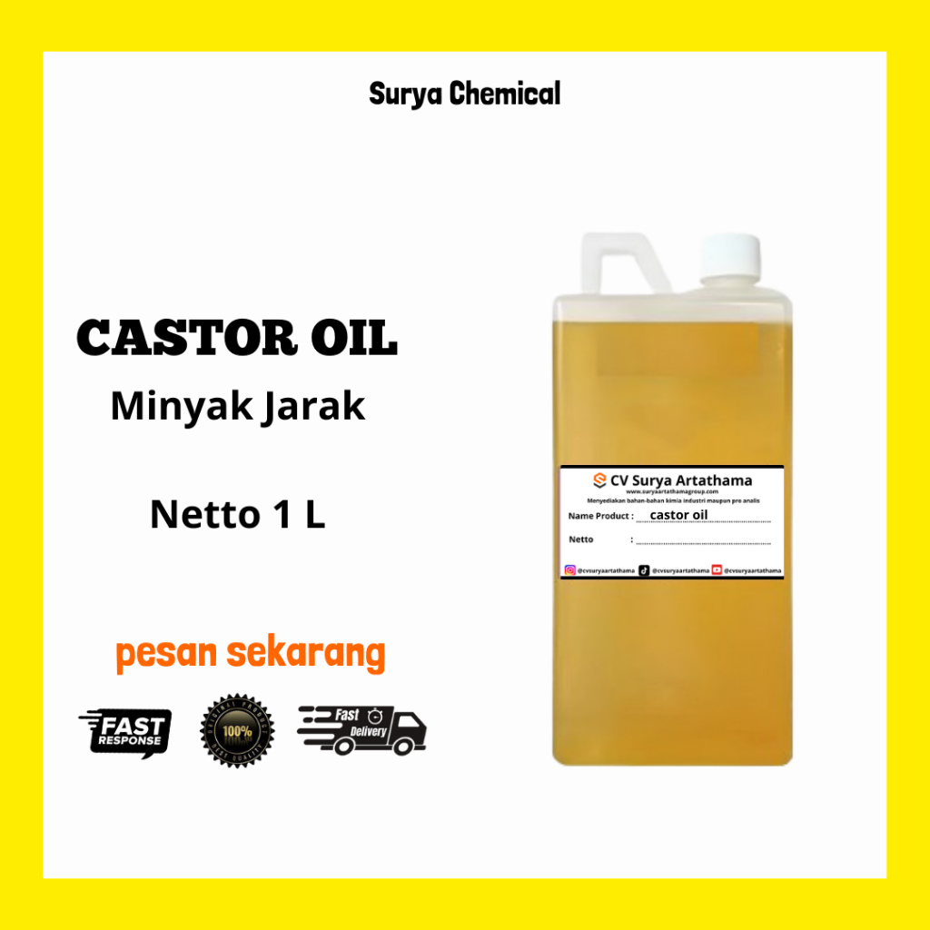 Jual Castor Oil / MINYAK JARAK 1 Liter | Shopee Indonesia