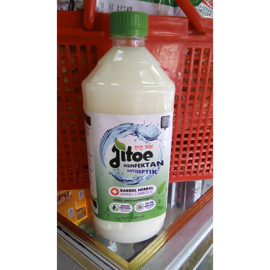 Jual Karbol jitoe Sereh Aromatheraphy Disinfektan Antiseptik Botol - 1L ...