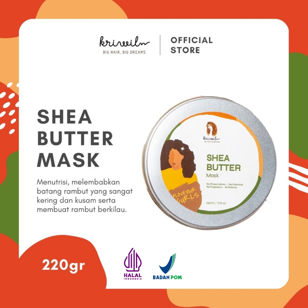 Jual Kriwil Shea Butter Mask - Revitalizes Dry and Damaged Hair ...