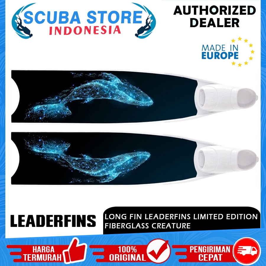 Jual Long Fin Leaderfins Pure Carbon Fiberglass Limited Edition ...