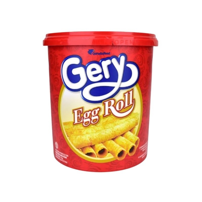 Jual Gery Egg Roll 210gr Semprong Wafer Roll Gerry Garuda Food | Shopee ...