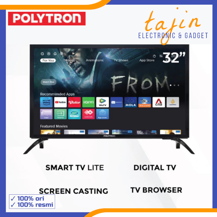 Jual Polytron 32 Inch Smart Digital TV 32" PLD 32CV1869 32CV2269 ...