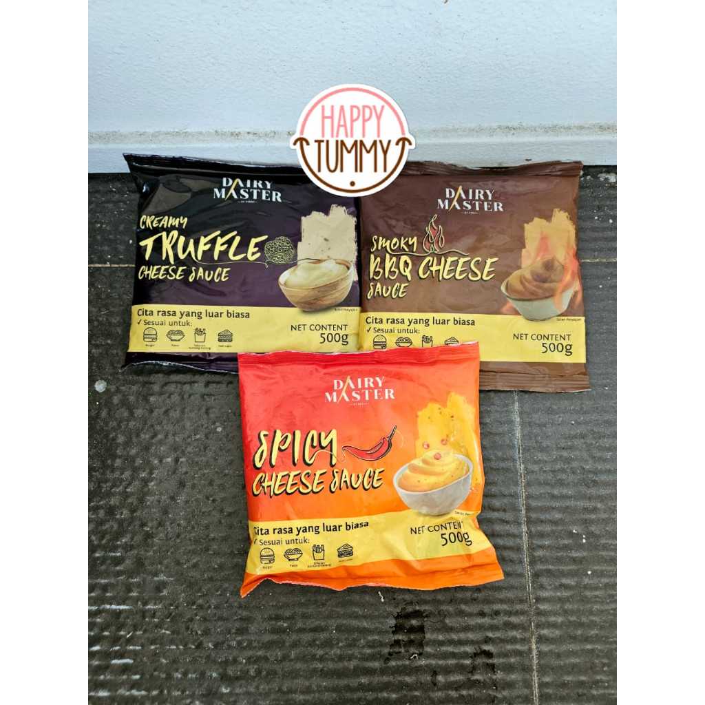 Jual Truffle / spicy / smoky bbq cheese sauce Dairy master saus keju ...