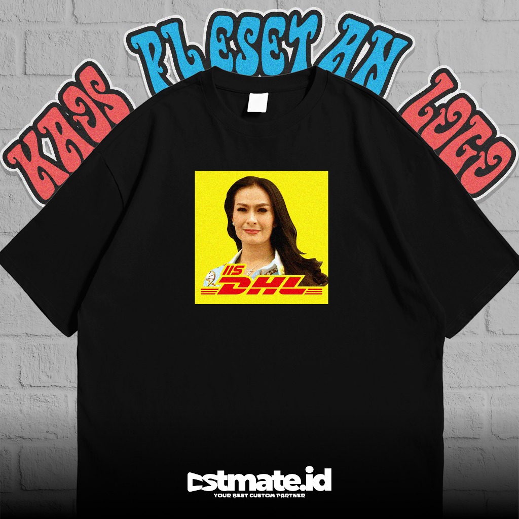 Jual BAJU / KAOS / TSHIRT / PLESETAN LOGO DHL (Custom : IIS DHL ...