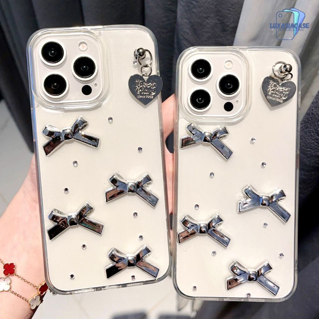 Jual Ribbon Coquette Clear Case - Hardcase/ Casing HP for iPhone 11 12 ...