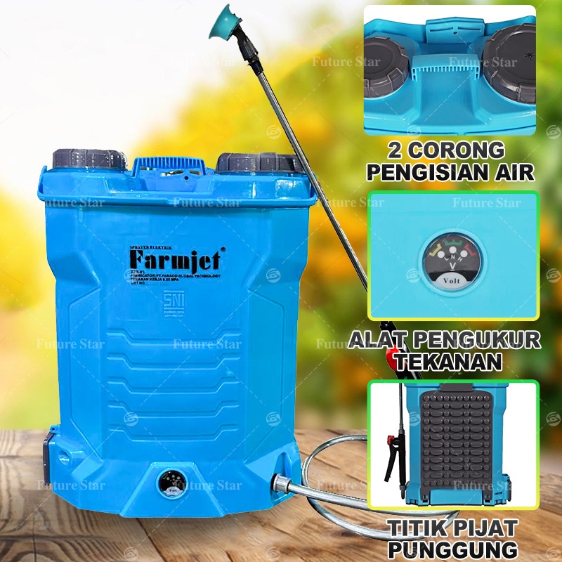 Jual SNI Merek Farmjet Guarantee Original Sprayer Elektrik Tangki 16 ...