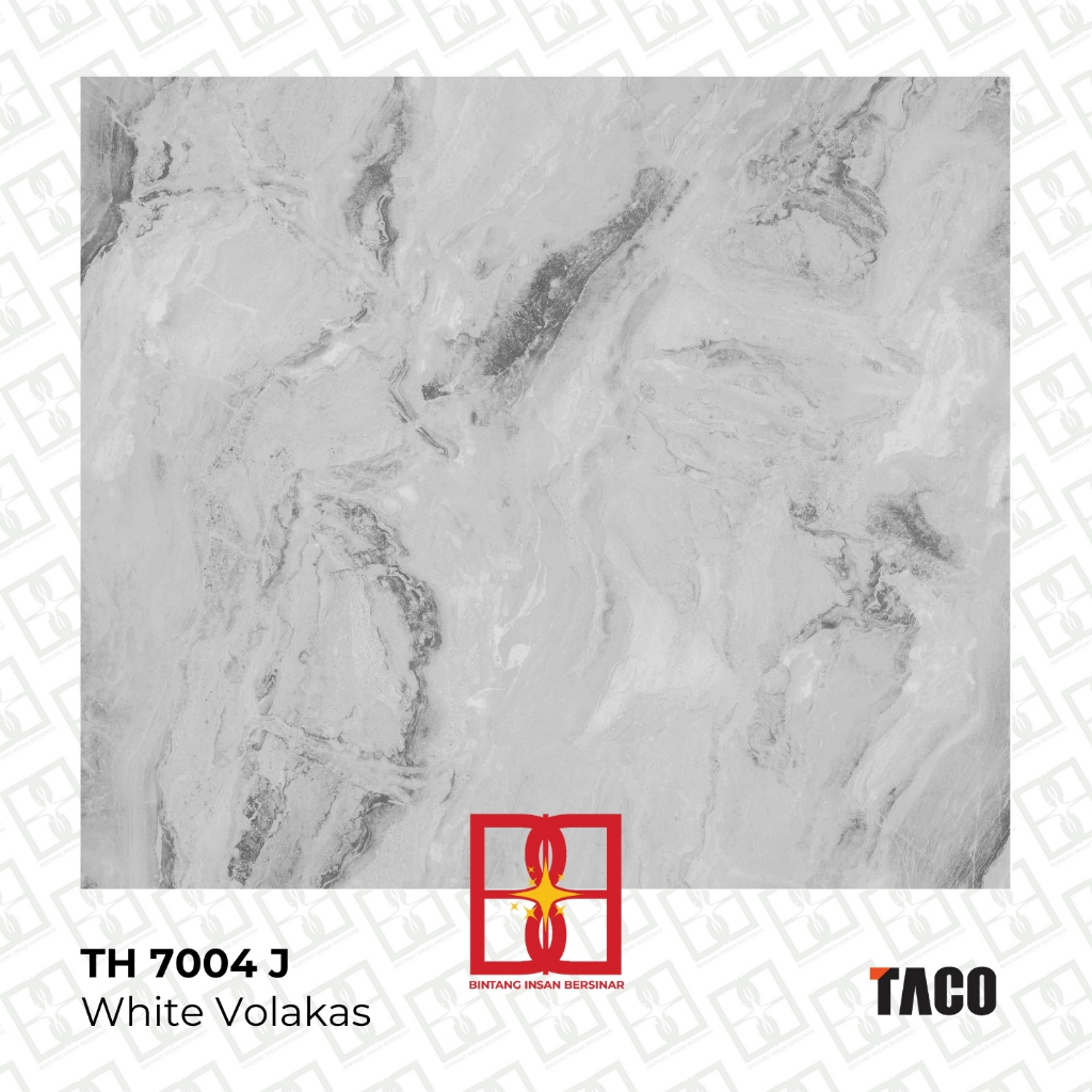 Jual TACO HPL TH 7004 J (White Volakas) | Shopee Indonesia