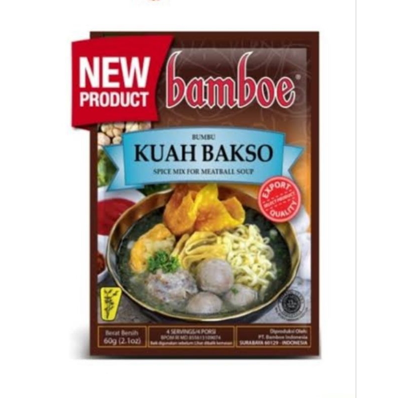 Jual BAMBOE Kuah Bakso 60g | Shopee Indonesia