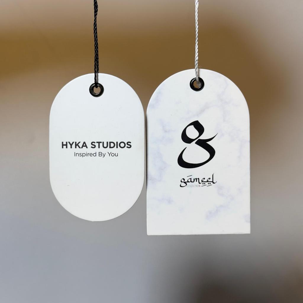 Jual Label Hang tag Label baju Hangtag 2 sisi full color Tebal (FREE ...