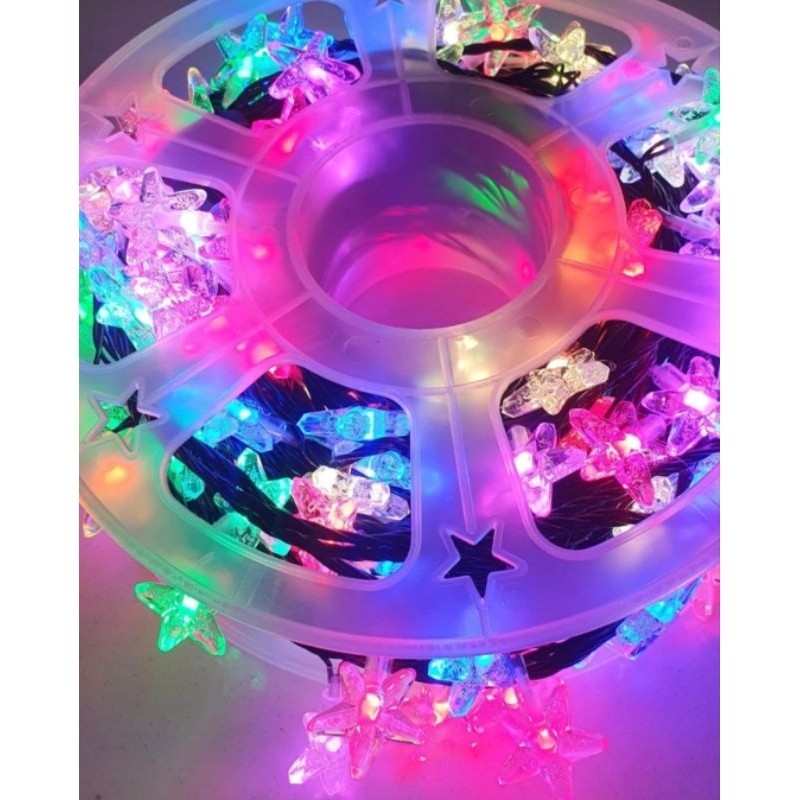 Jual Lampu Hias LED Tumblr RGB Warna Warni Bintang 50 Meter | Shopee ...