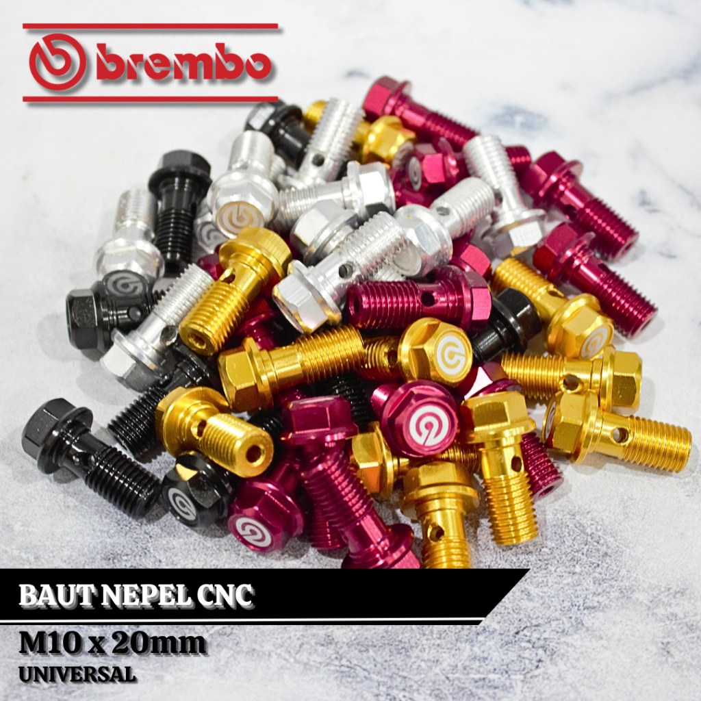 Jual Baut Handle Master Rem Baut Nepel Banjo Ukuran M10x20mm Baut Banjo ...