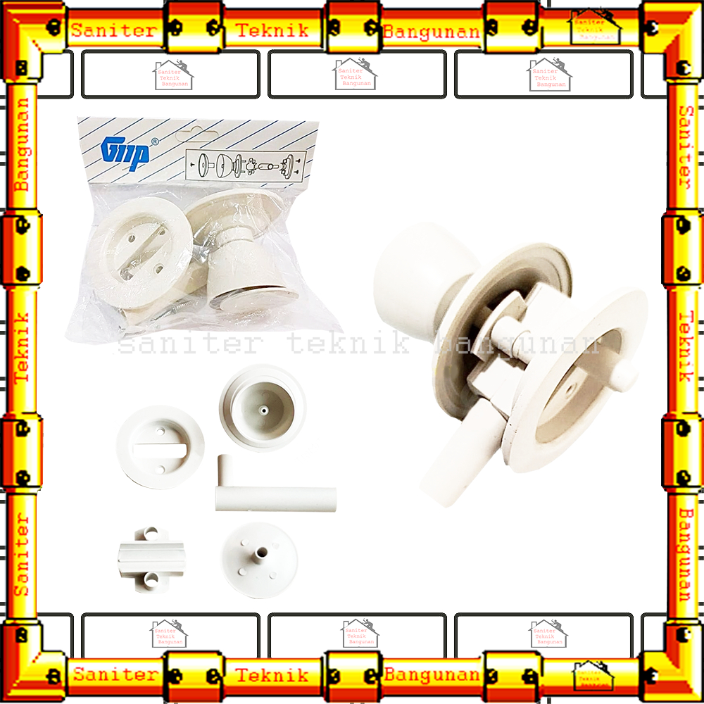 Jual Handle Pintu WC Pvc Kamar Mandi Set Kunci Slot GMP / Kunci Pintu ...