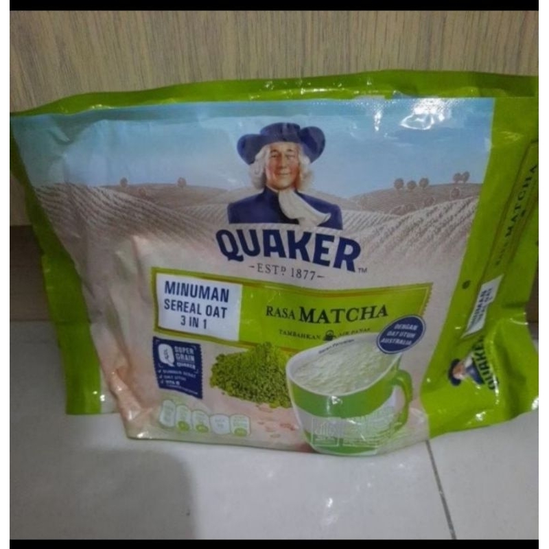Jual PROMO 12.12 Quaker Matcha 224gram (28gr x 8pc) EXP 2025 Sereal ...