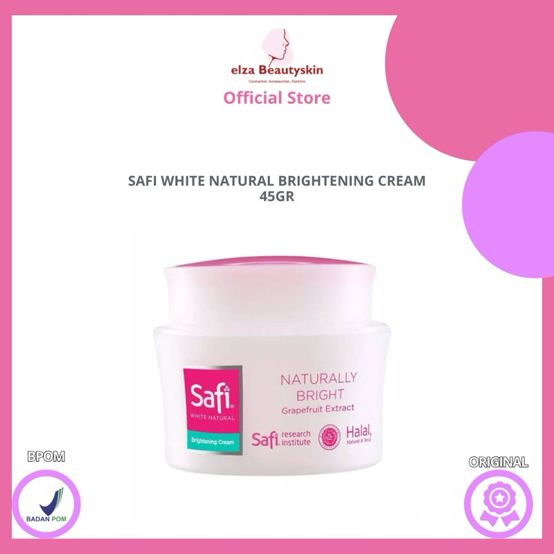 Jual Safi White Natural Brightening Cream 45 G | Shopee Indonesia
