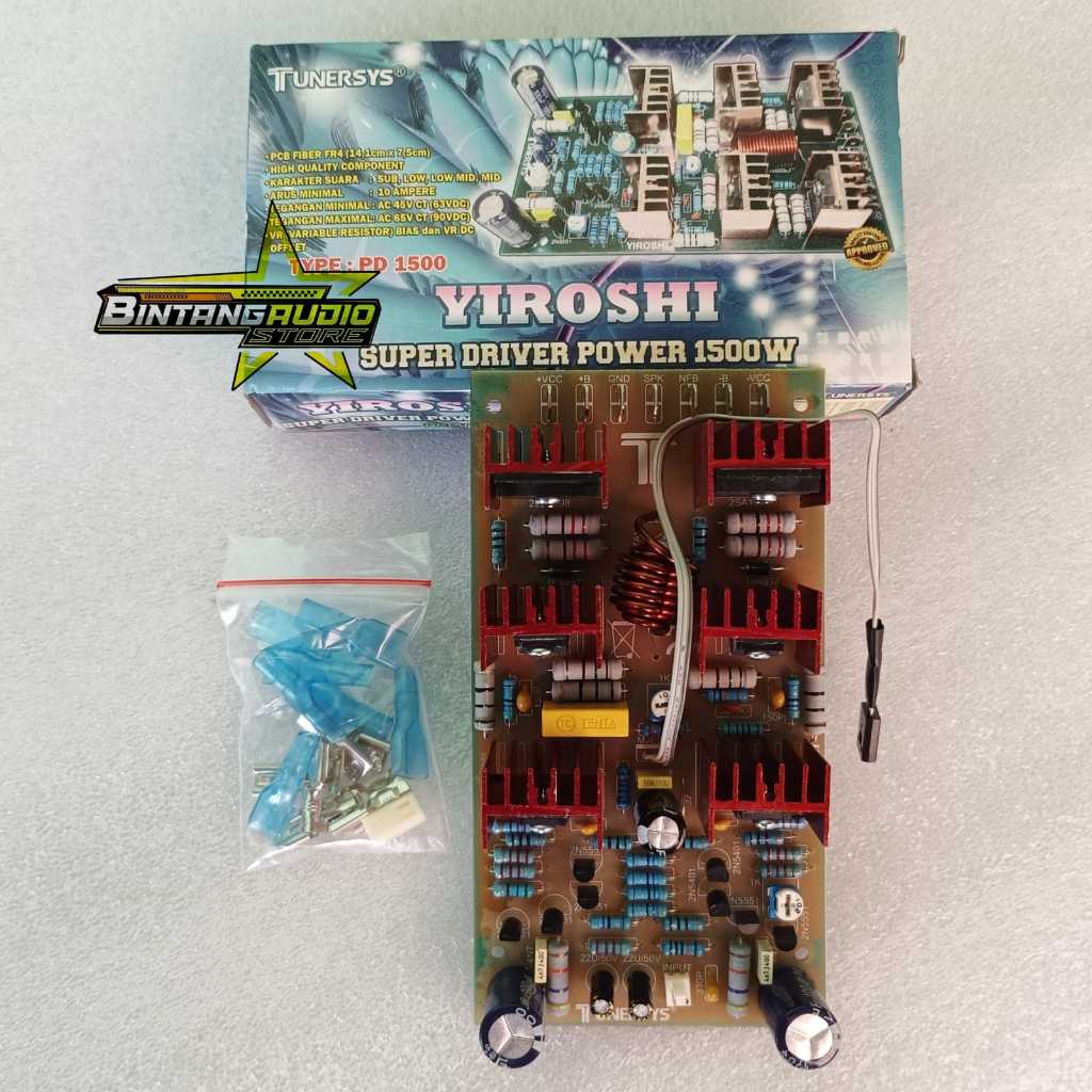 Jual Super Driver Power 1500w YIROSHI tipe PD 1500 by TUNERSYS | Shopee Indonesia