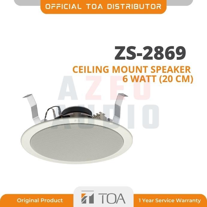 Jual TOA ZS-2869 Ceiling Speaker 6W (20cm) | Garansi Resmi | Shopee ...