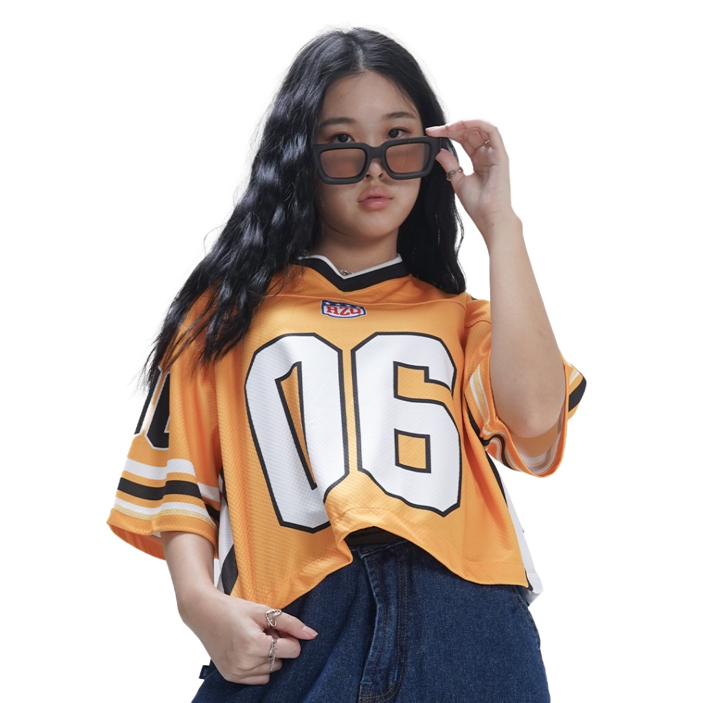 Jual RZQ / 06 / CROP SERIES / Jersey / Oversize / Streetwear / Retro ...