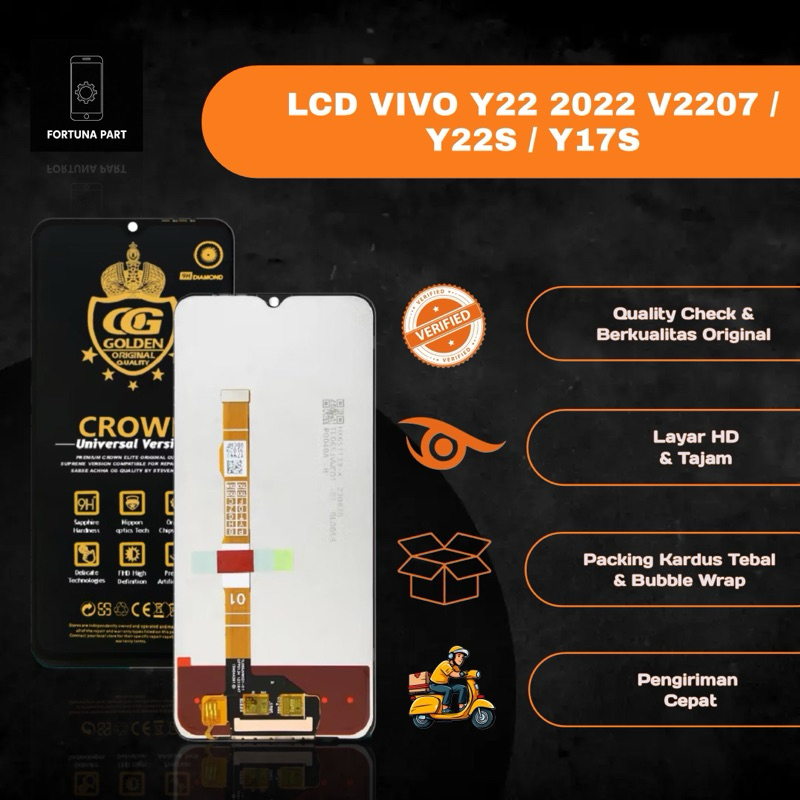 Jual LCD TOUCHSCREEN VIVO Y22 2022 V2207 / Y22S / Y17S LCD TS FULLSET ...
