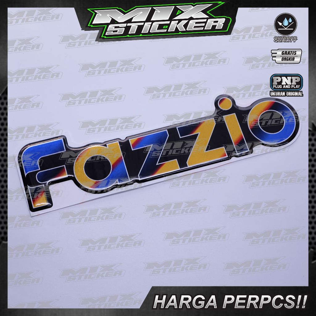Jual Emblem yamaha fazzio / emblem timbul yamaha fazzio / emblem ...
