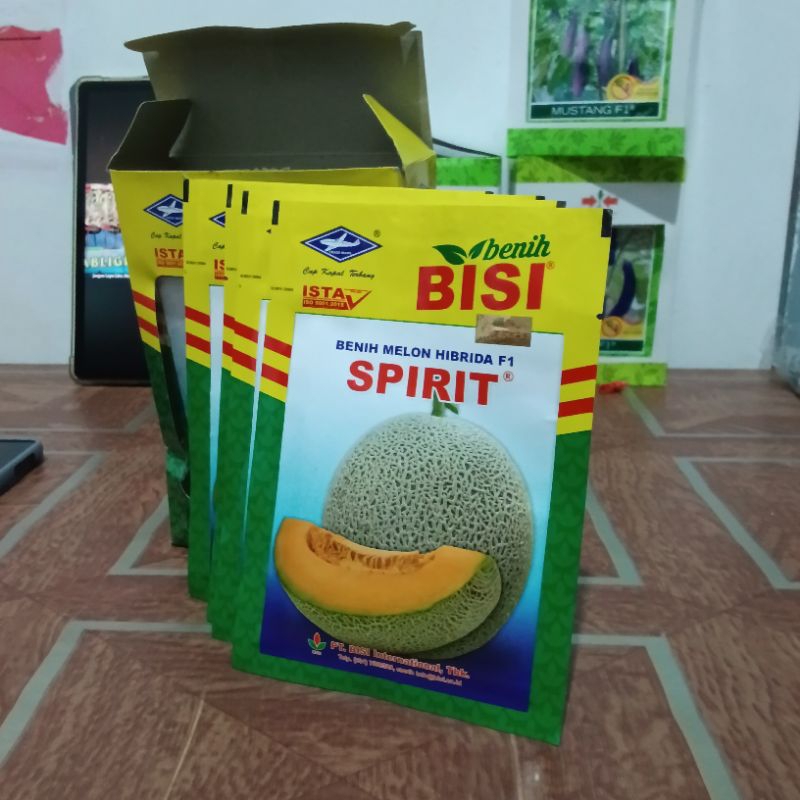 Jual Benih Tanaman Sayuran Buah buahan Melon Bangkok Jumbo Spirit F1 ...