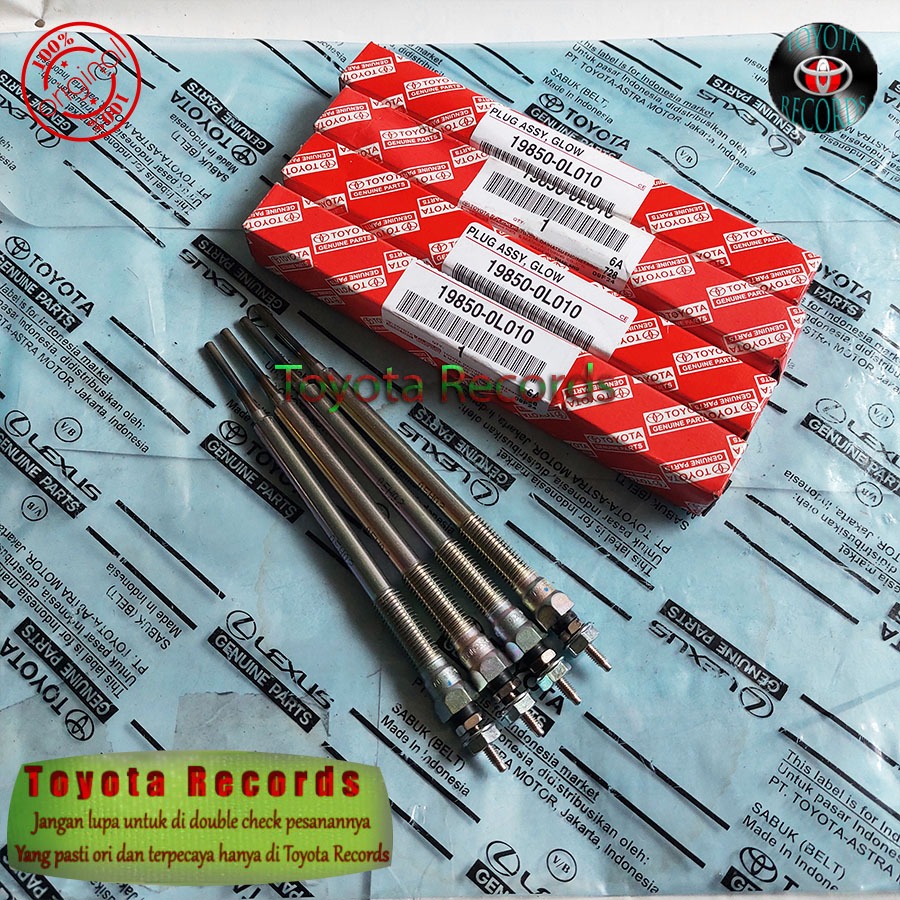 Jual Pemanas Busi, Glow Plug Fortuner, Innova, Hilux & Hiace 2005-2016 ...