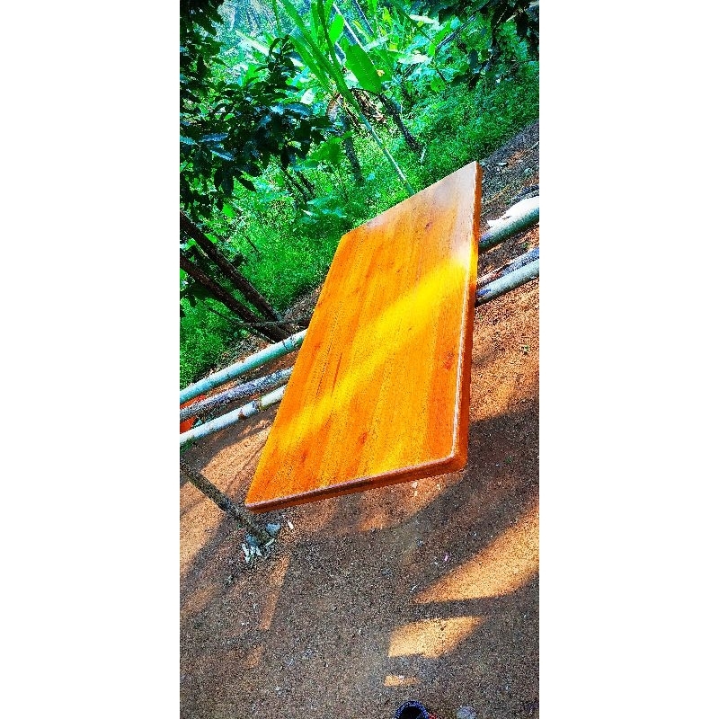 Jual papan kayu daun meja top table bahan meja140x75x5 tempel | Shopee ...