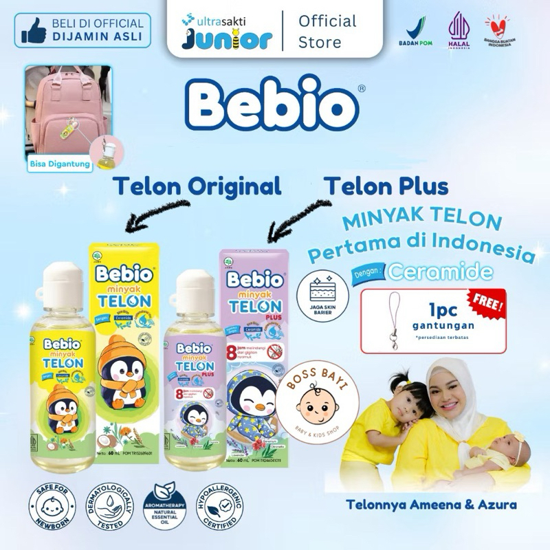 Jual BEBIO Telon Oil / Minyak Telon Bayi Anak 60ml | Shopee Indonesia