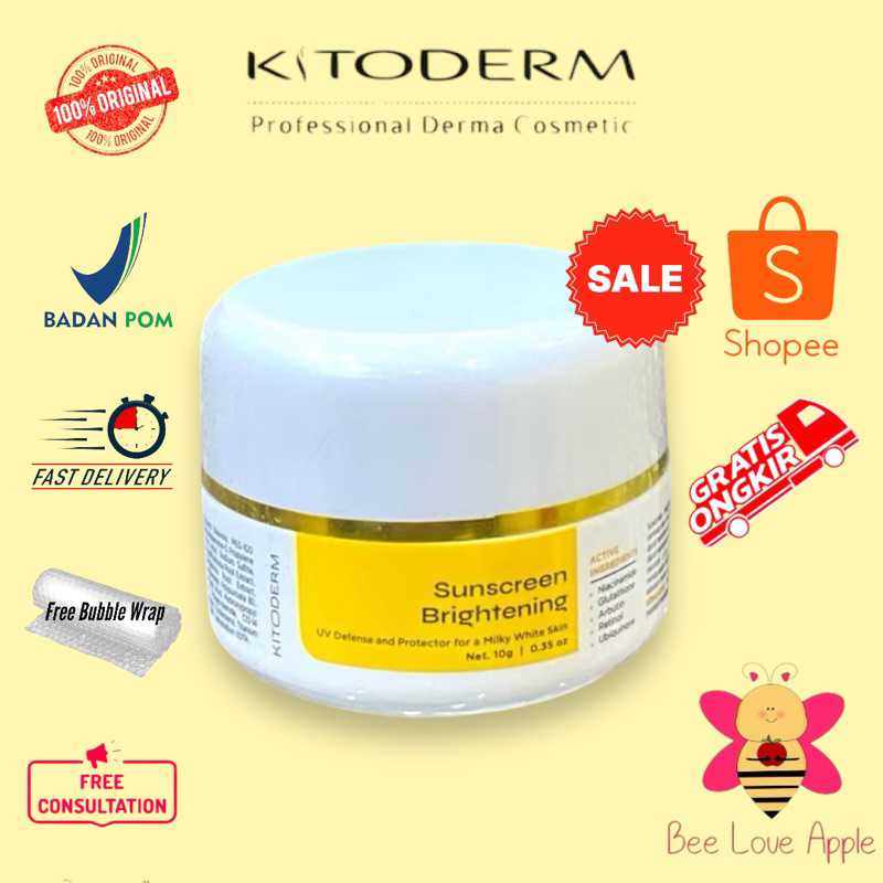 Jual Kitoderm Sunscreen Brightening | Shopee Indonesia