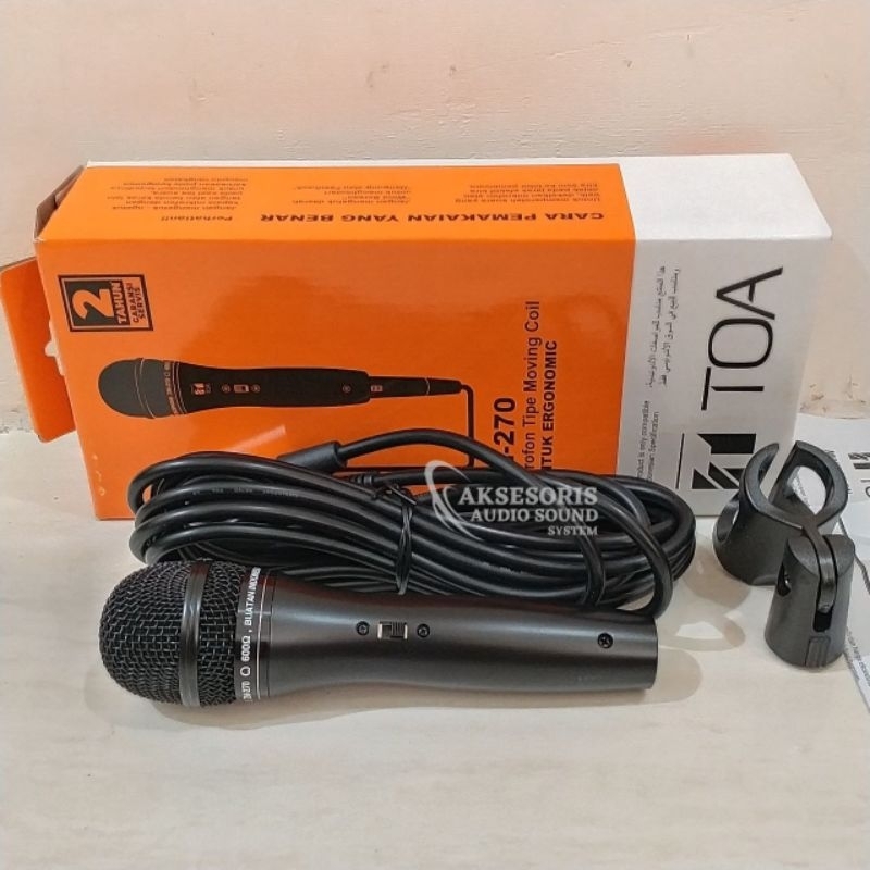 Jual Mic TOA ZM 270 Kabel 5 Meter Original Produk Kualitas bagus | Shopee Indonesia