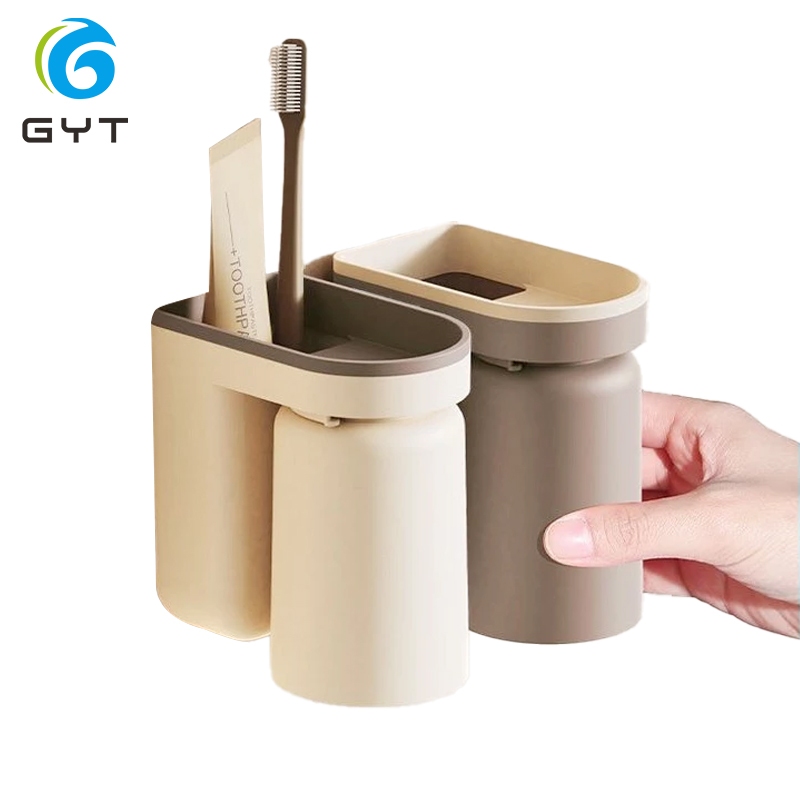 Jual GYT Tidak ada rak sikat gigi pasangan cangkir sikat gigi cangkir ...