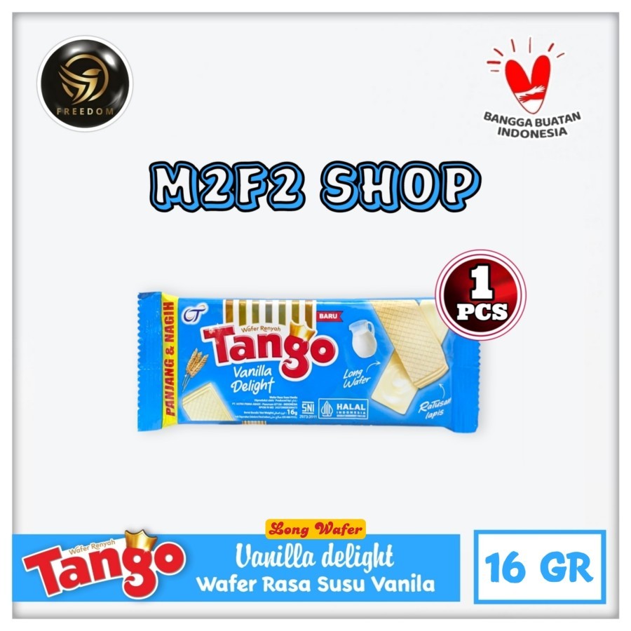 Jual Tango Wafer Vanilla Delight | Susu Vanila Sachet - 16 gr (Kemasan ...