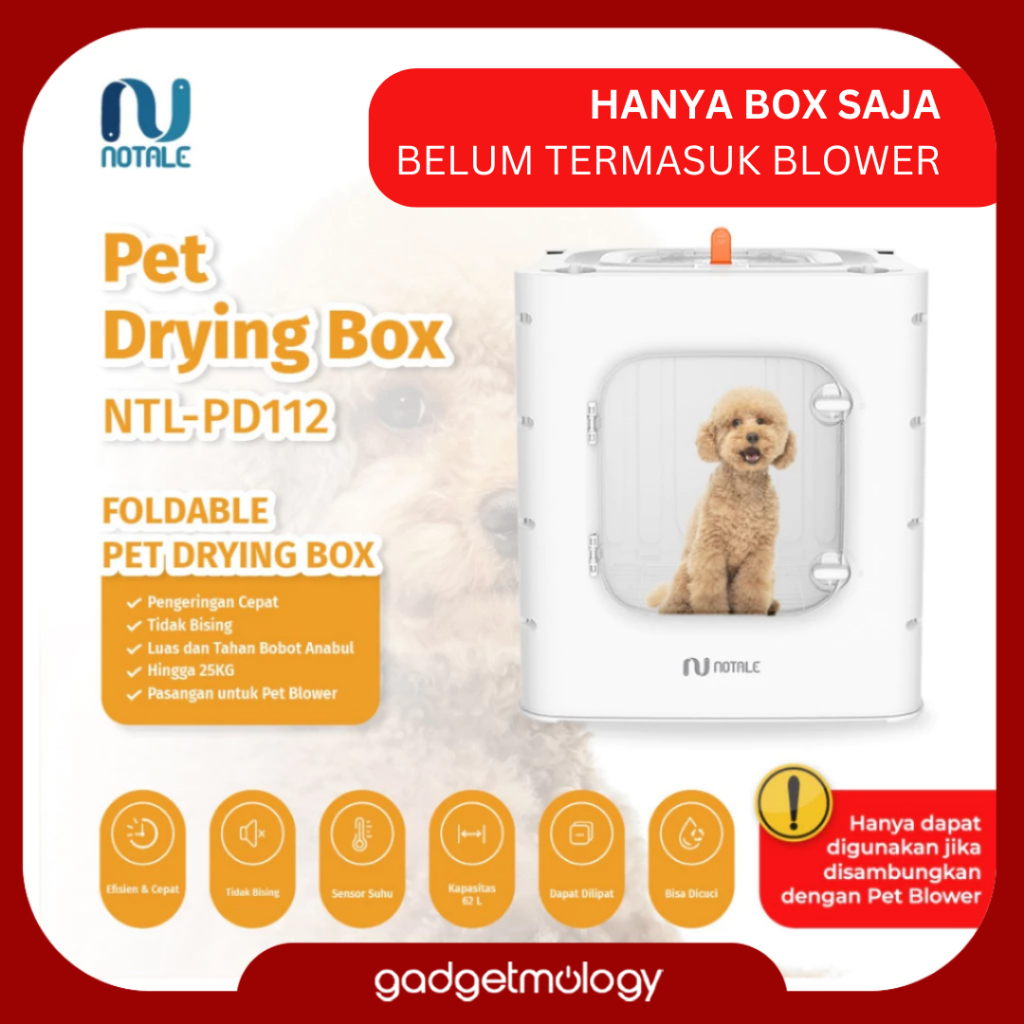 Jual Notale Pet Drying Box NTL PD112 Box Dryer Kotak Pengering Anabul ...