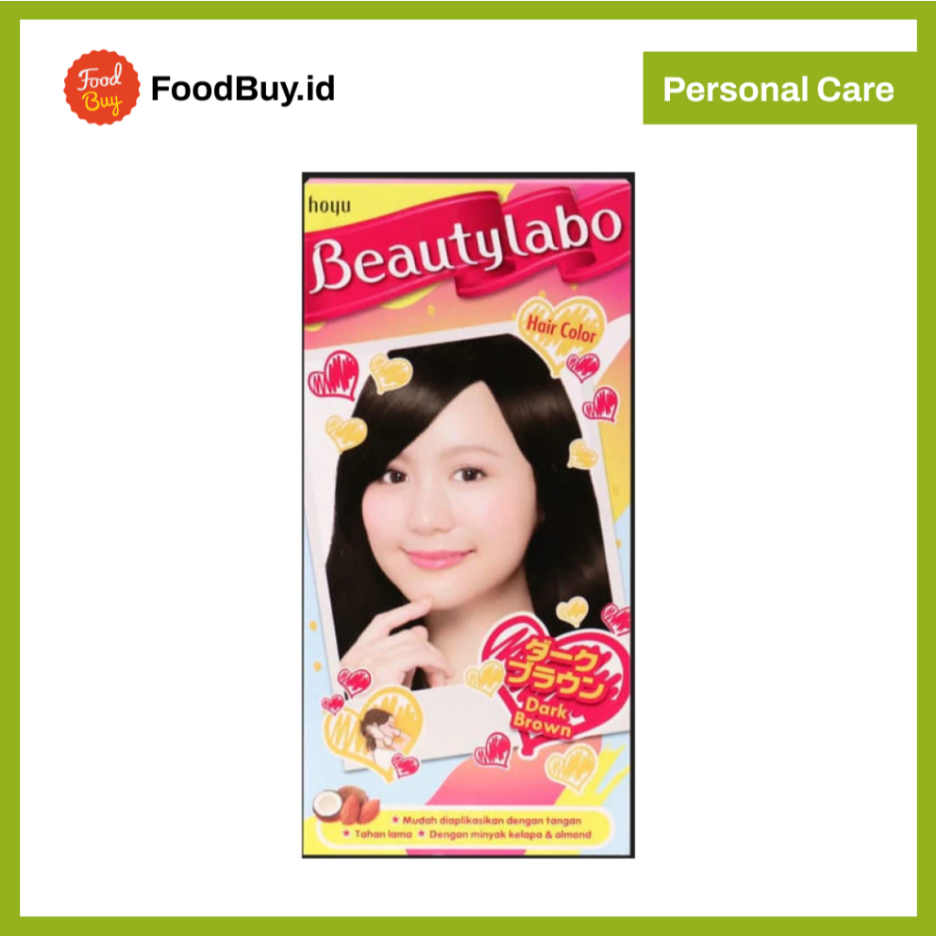 Jual Beauty Labo Hair Color Dark Brown N4 100 gr | Shopee Indonesia