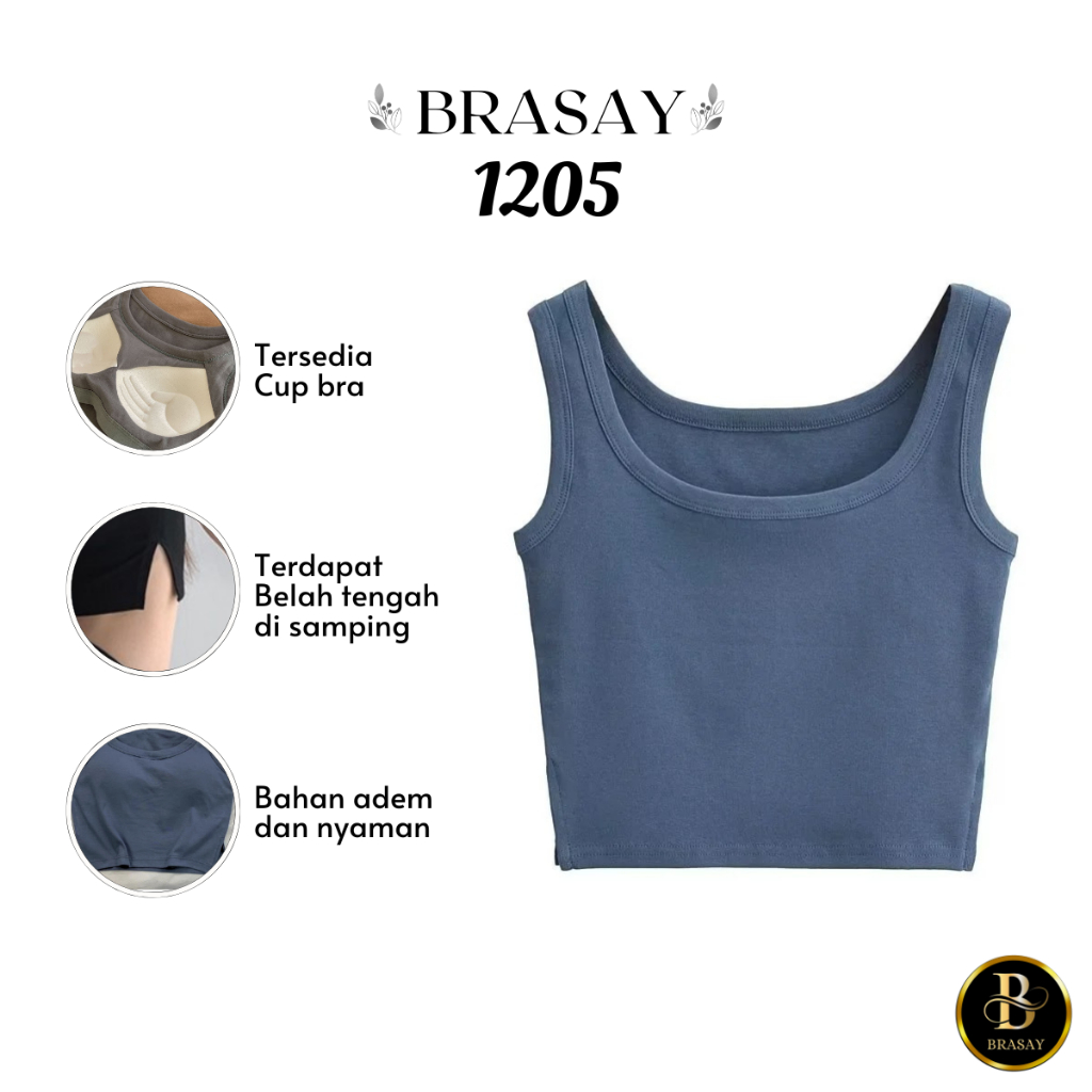 Jual Brasay Tanktop Bra | Bra Fashion Gym Bra Push Up Bra Wanita Tanpa ...