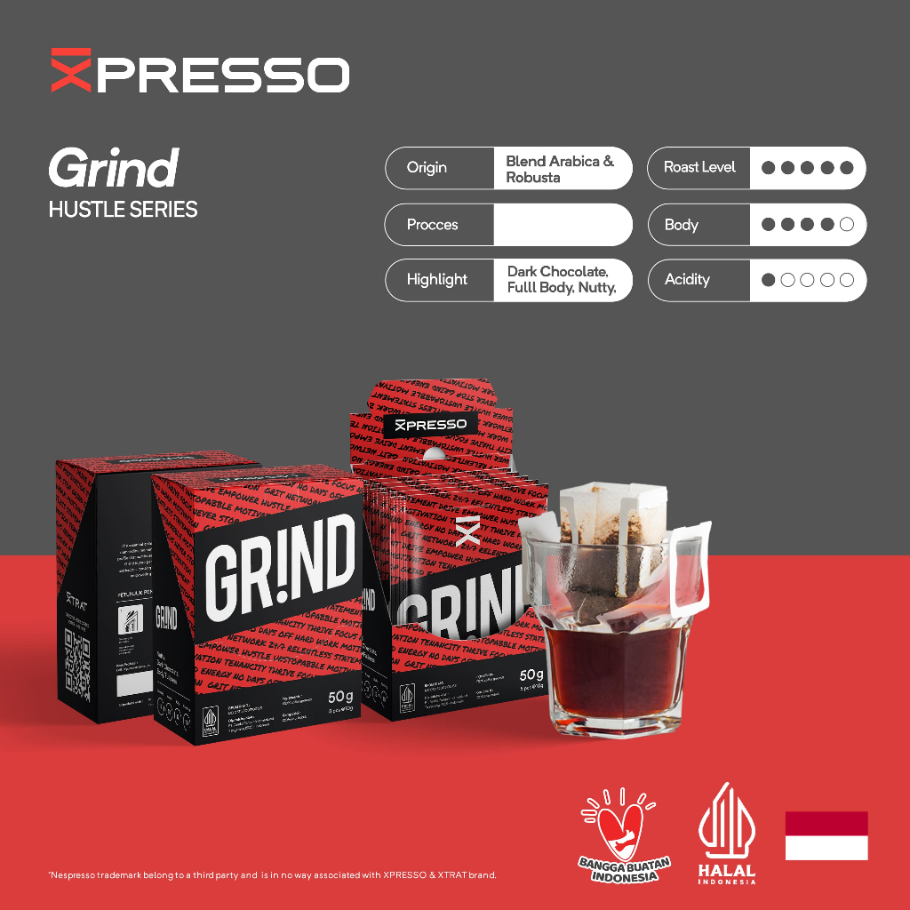 Jual Drip Bag Coffee Grind - Xpresso Kopi Drip Bag 5pcs | Shopee Indonesia